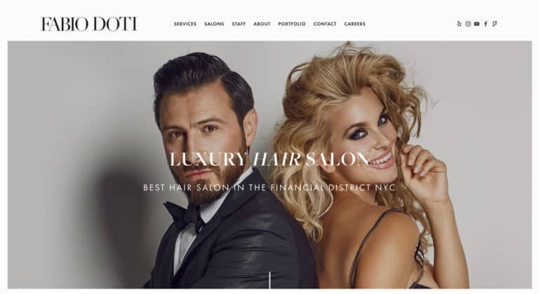 59 Top Salon Website Examples: Design Inspiration & Ideas