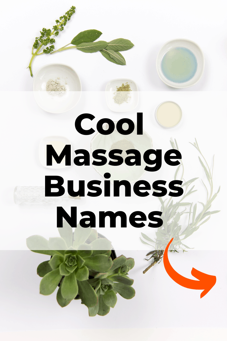 279 Unique Massage Business Names