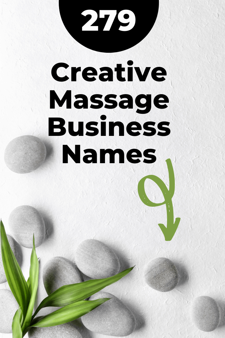 279 Unique Massage Business Names
