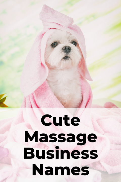 279 Unique Massage Business Names