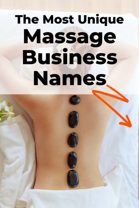 279 Unique Massage Business Names