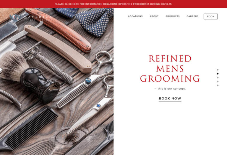 24 Best Barbershop Website Design Examples