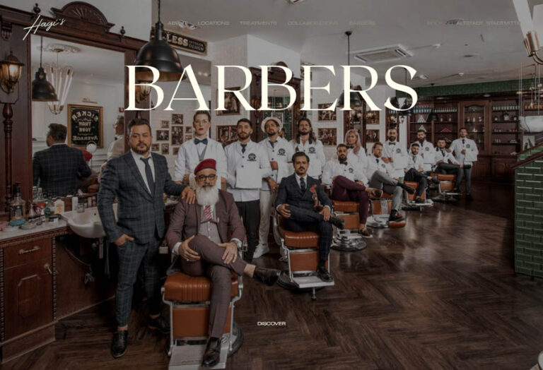 24 Best Barbershop Website Design Examples