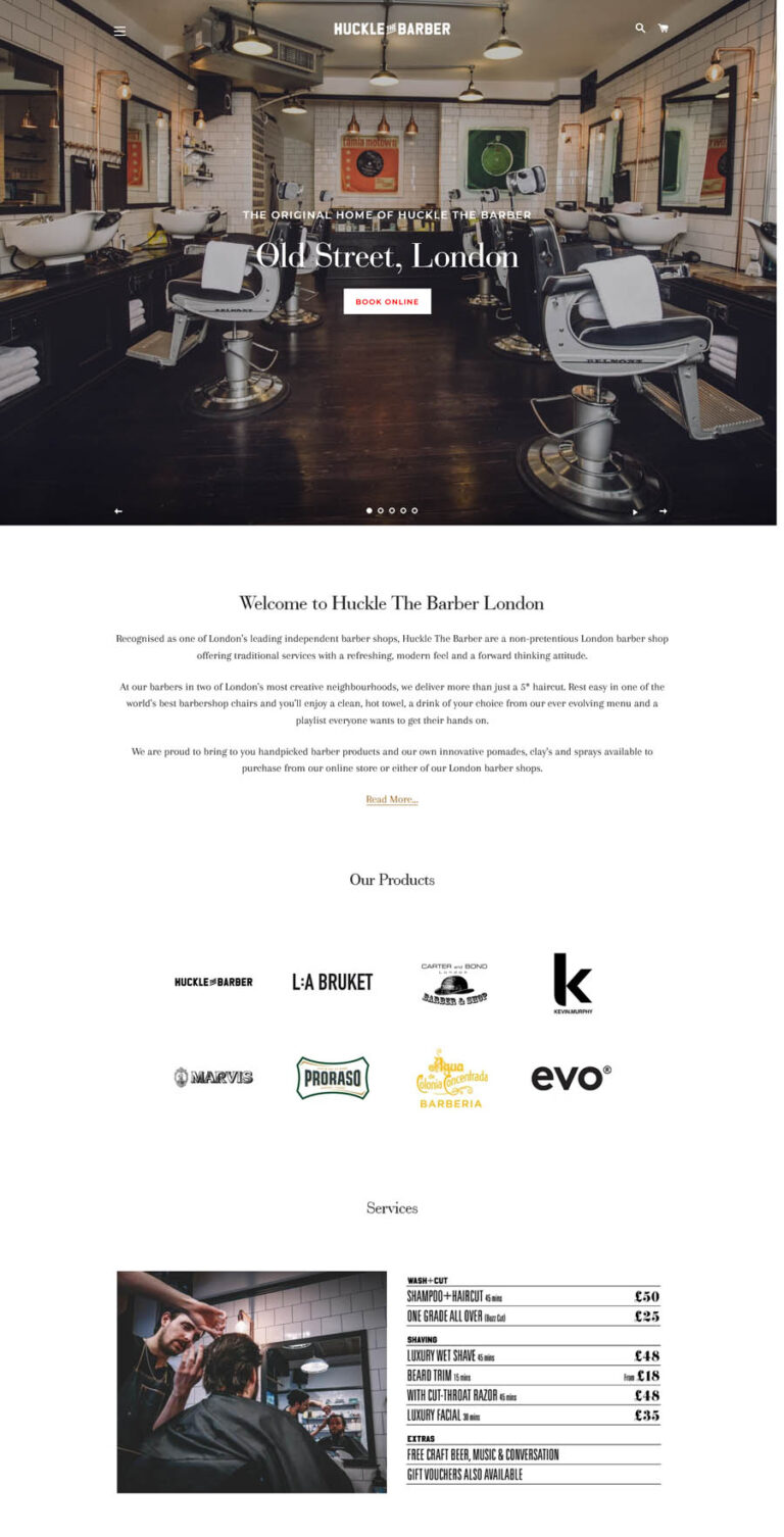 23 Stylish and Innovative Barbershop Website Designs - TheSalonBusiness.com
