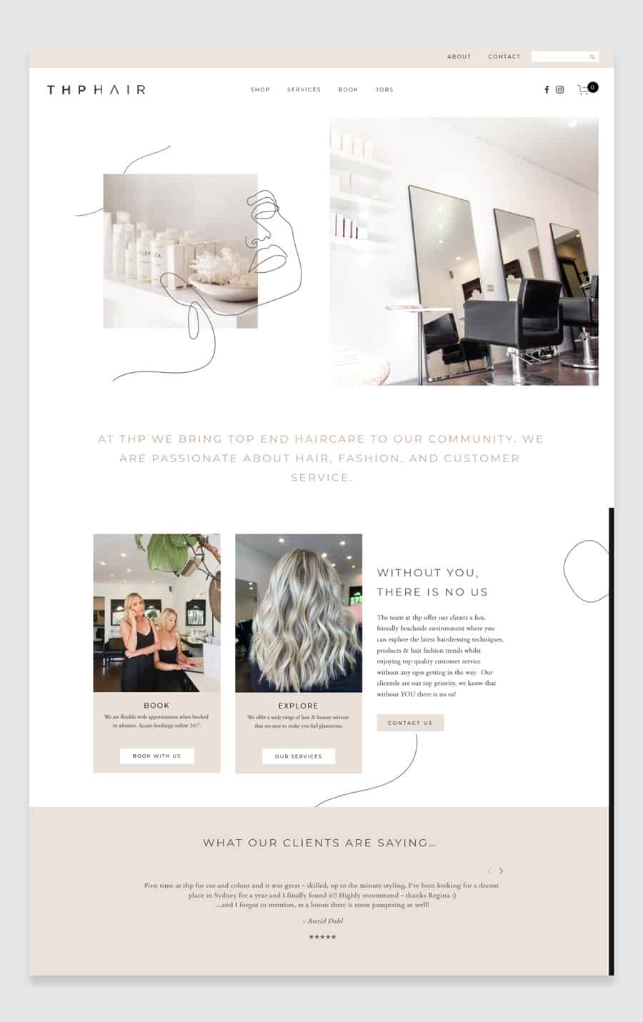 25 Modern & Beautiful Hair Salon Websites